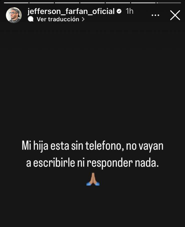 Jefferson Farfán envía contundente mensaje tras asalto que sufrió su hija