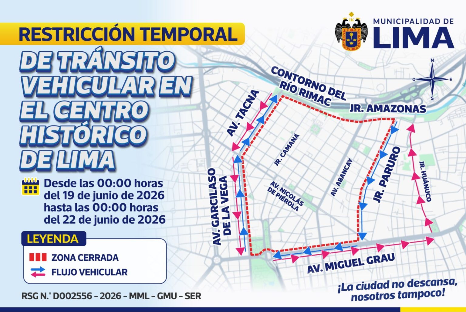 Restringen temporalmente la circulación de vehículos en el Centro ...